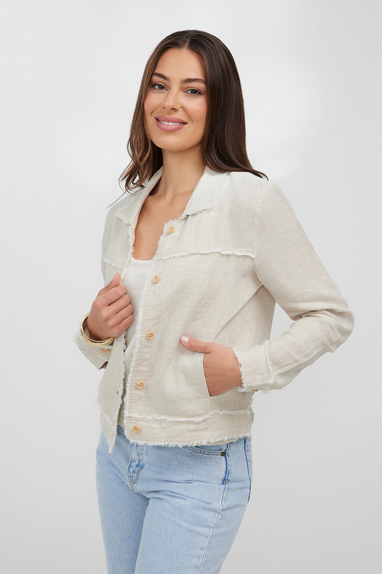 BELLA LINEN JACKET – Humidity Lifestyle